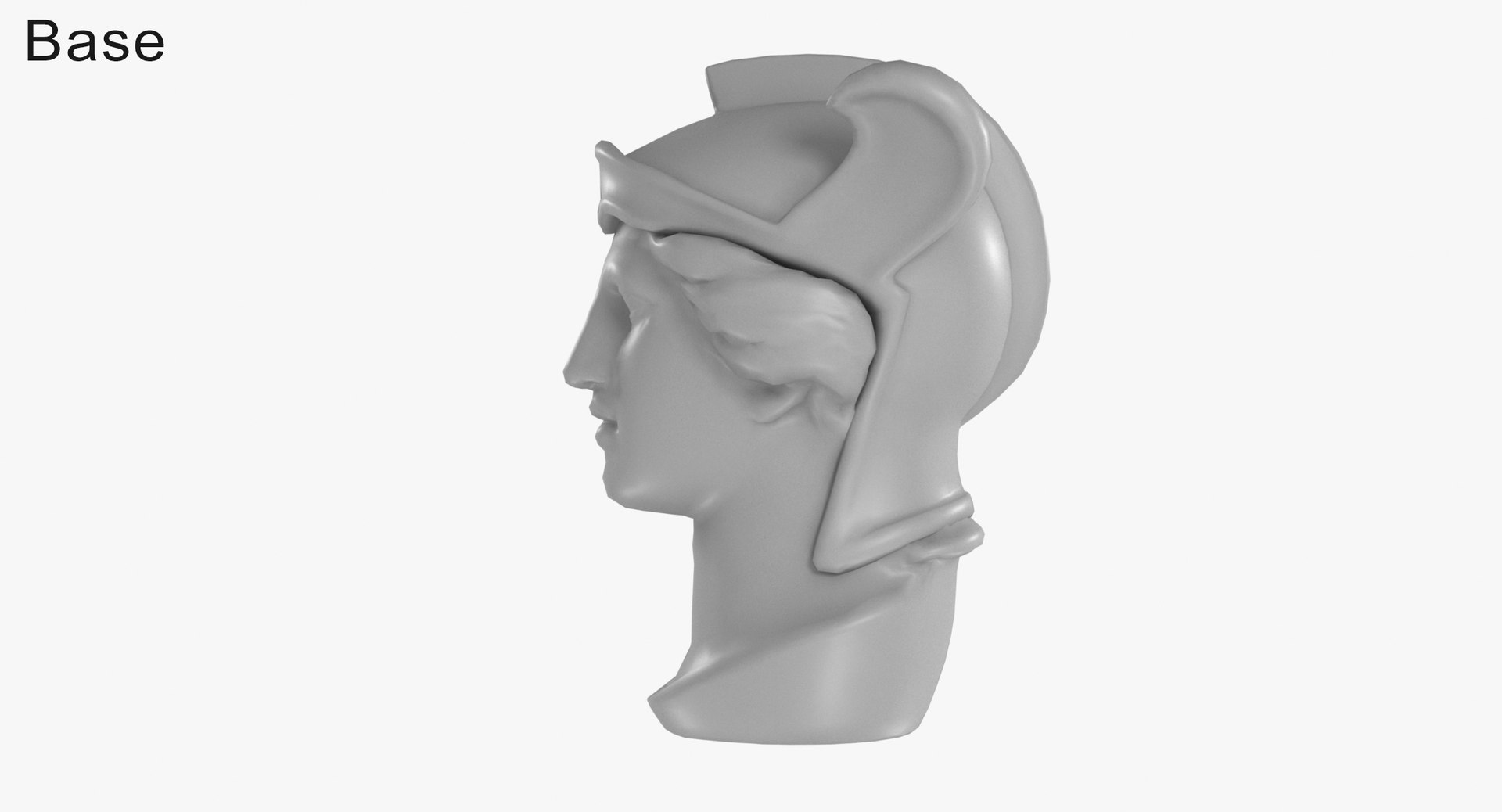 Athena Head Marble 3D Model - TurboSquid 2131778