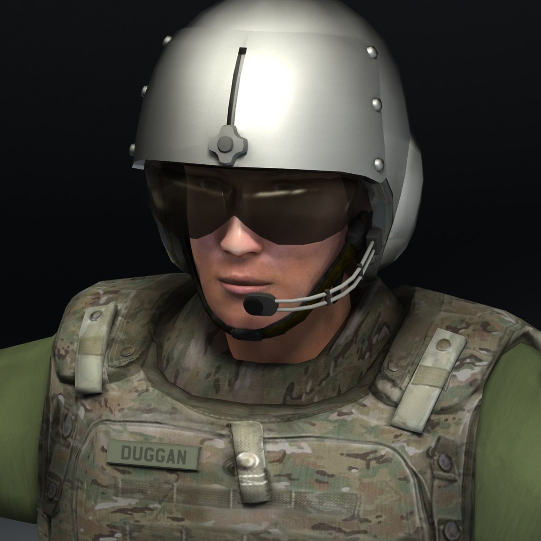 Helicopter Pilot 3d Max