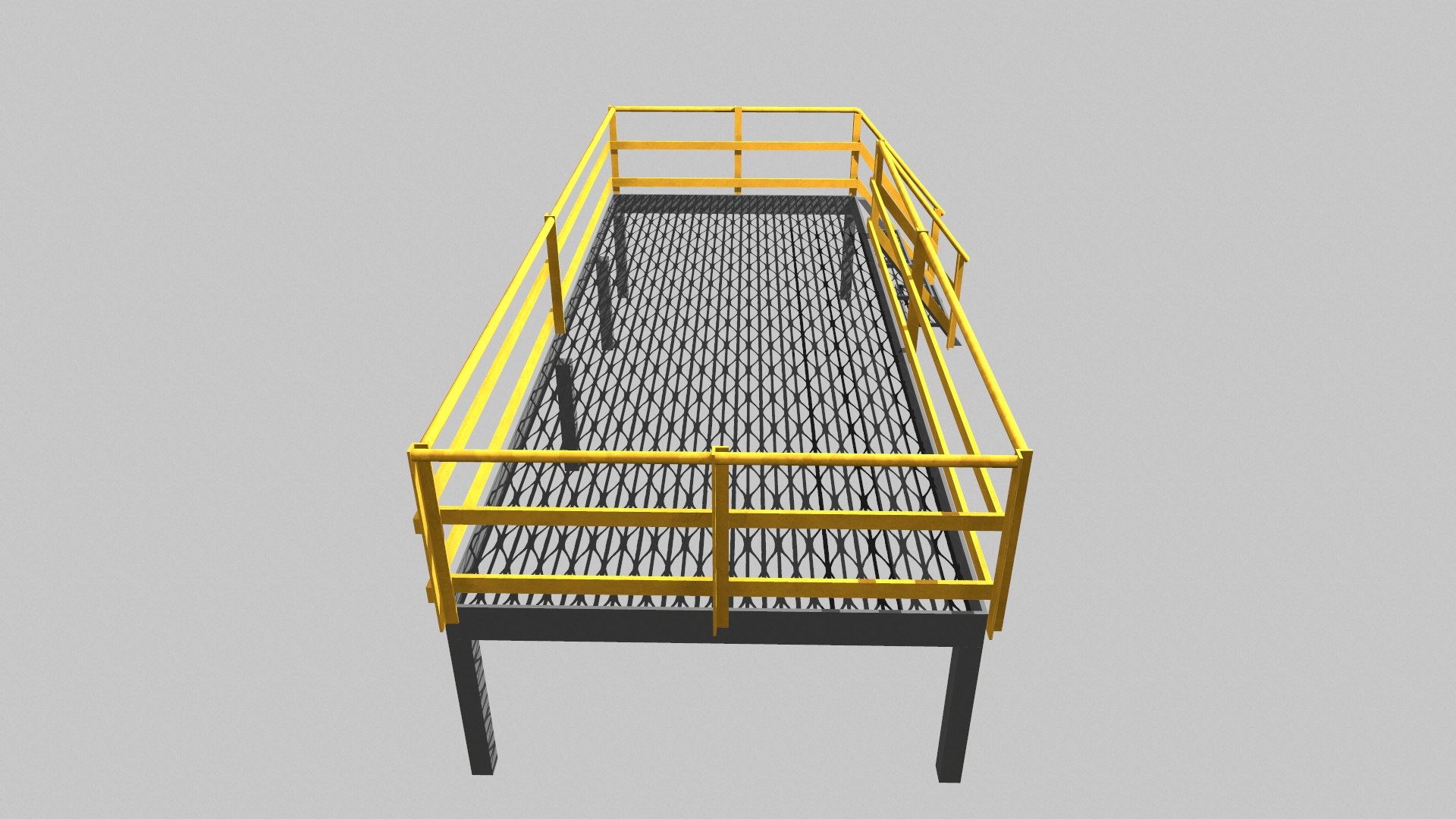 Metal Platform Structure 3D Model - TurboSquid 2326842