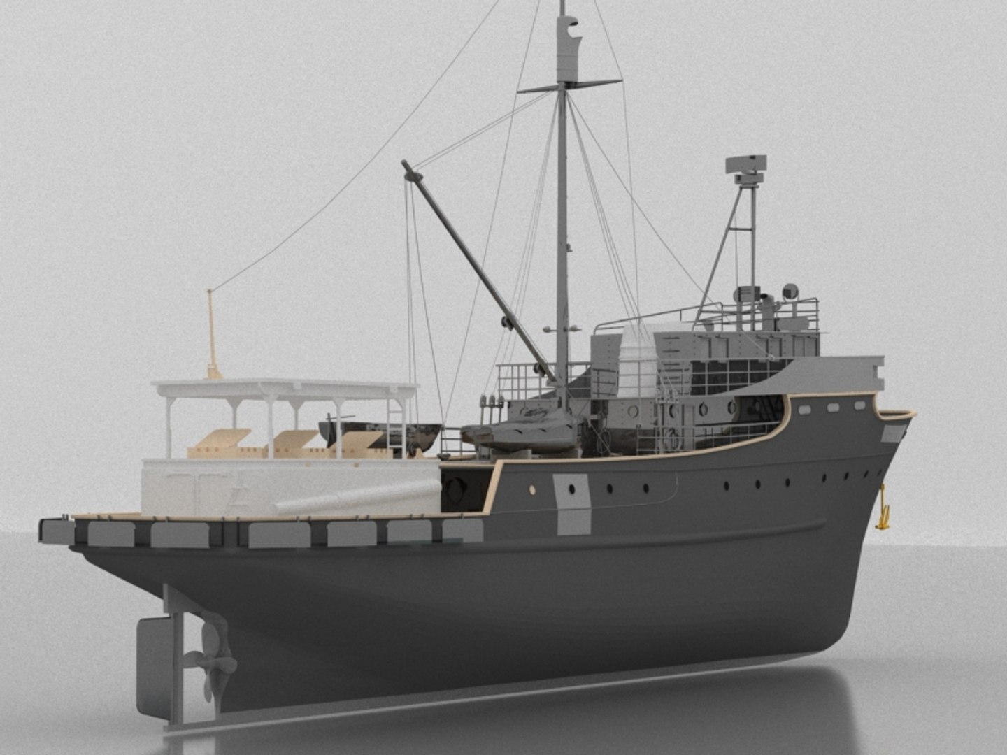 Ship Fish Model - TurboSquid 1607377