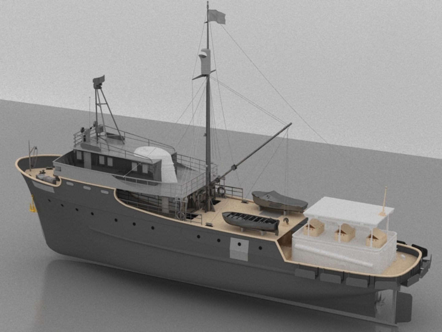 Ship Fish Model - TurboSquid 1607377