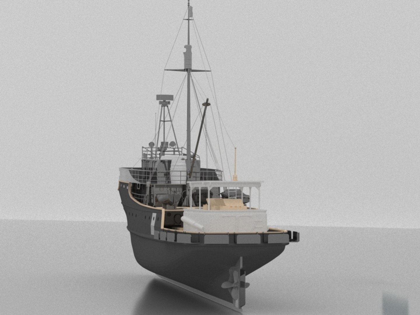 Ship Fish Model - TurboSquid 1607377