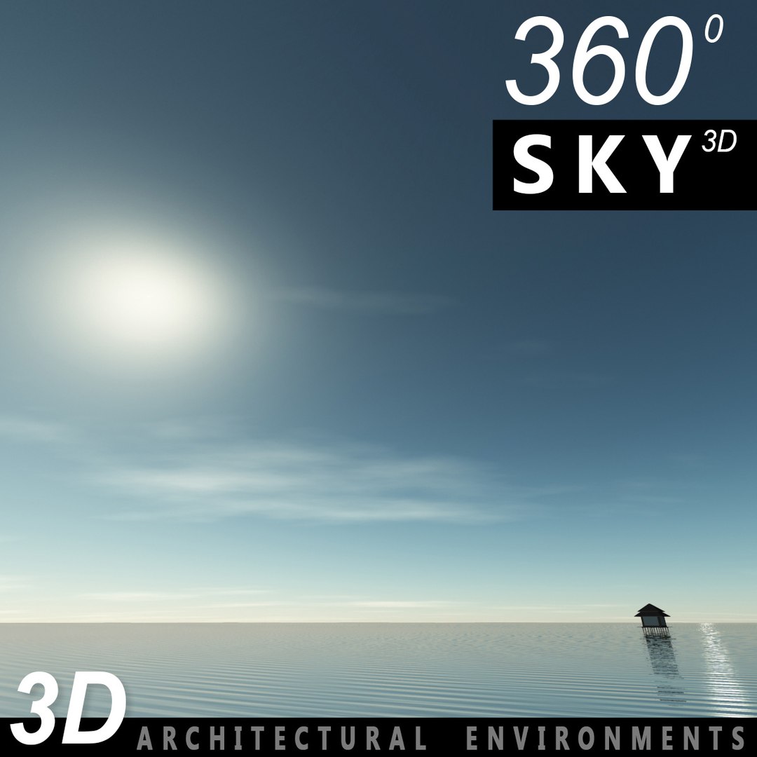 3d sky clouds model