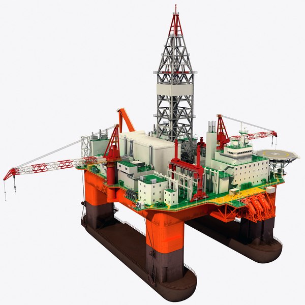 Oil Platform 3D Models for Download | TurboSquid