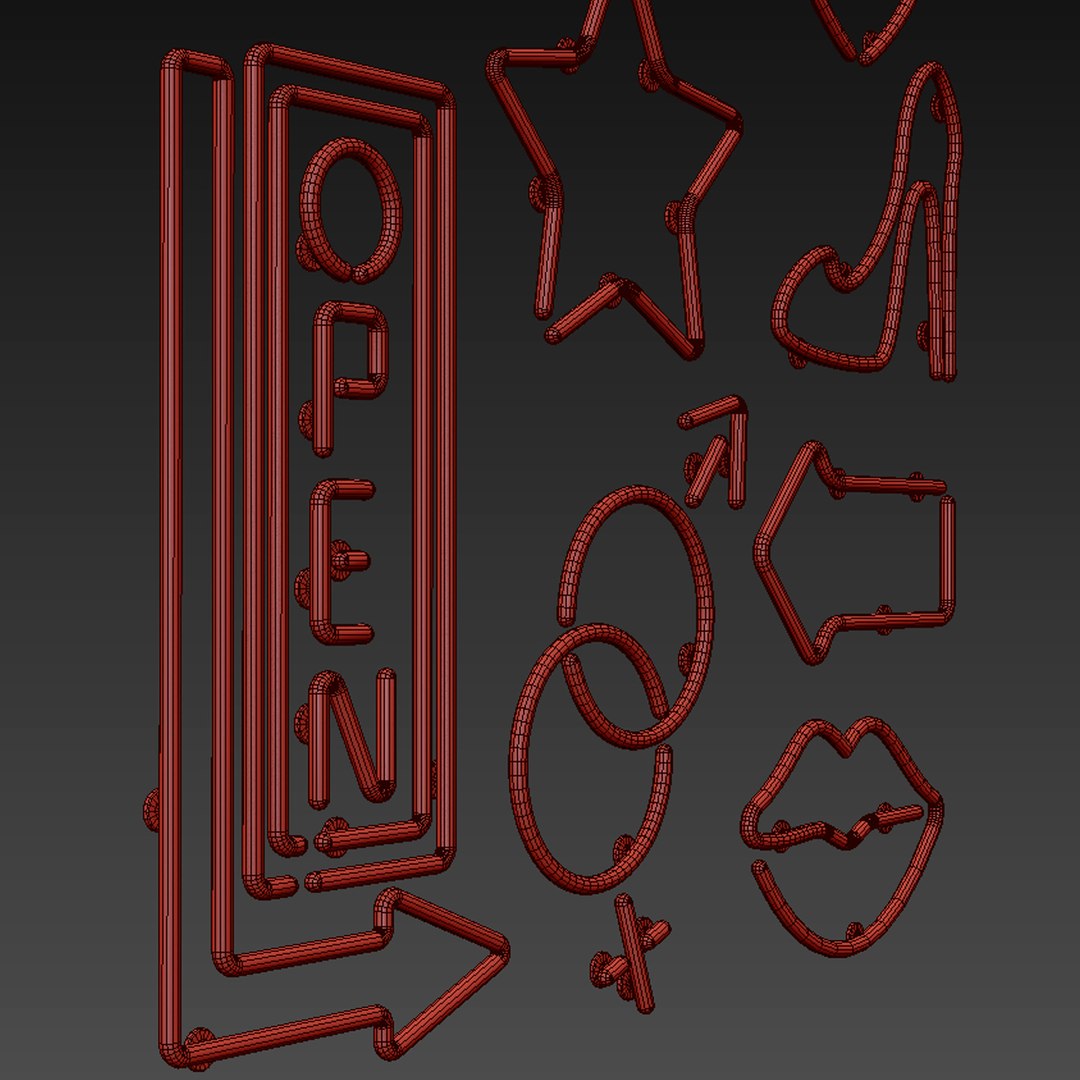 3D Light Modules Set 012 Model - TurboSquid 1422483