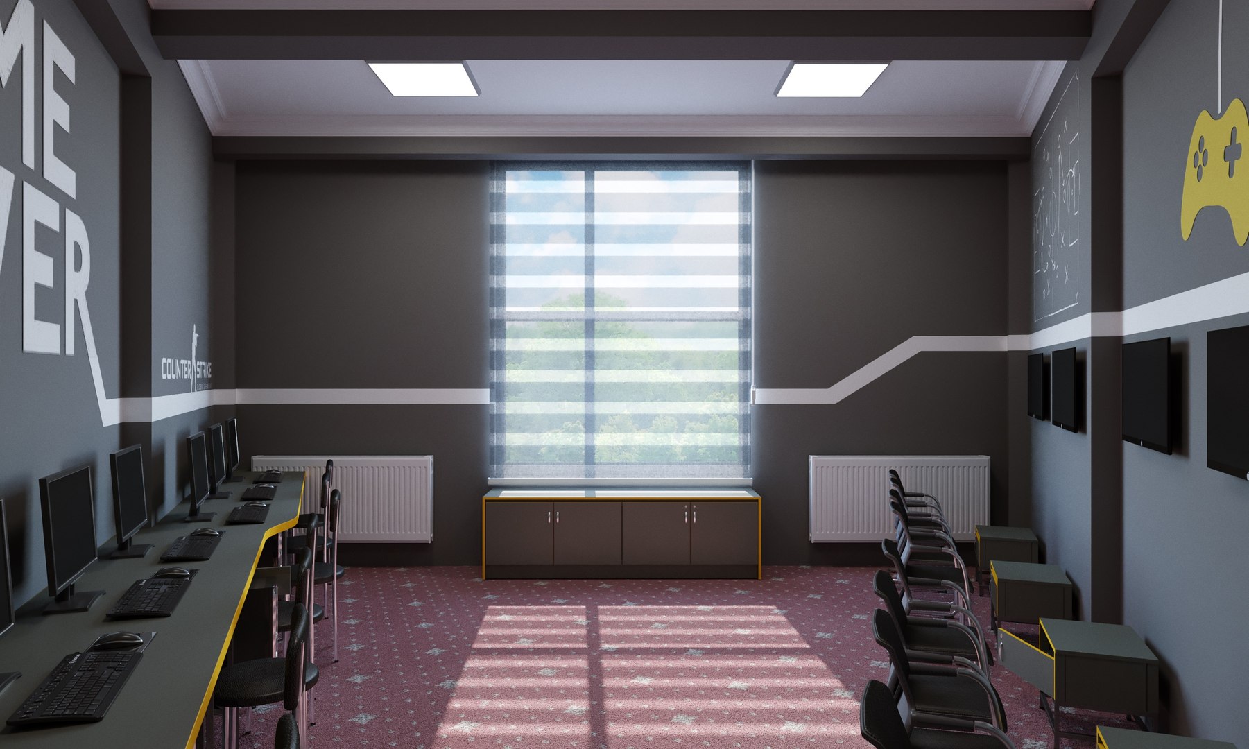 3D Pc Room Corona Design - TurboSquid 1710559