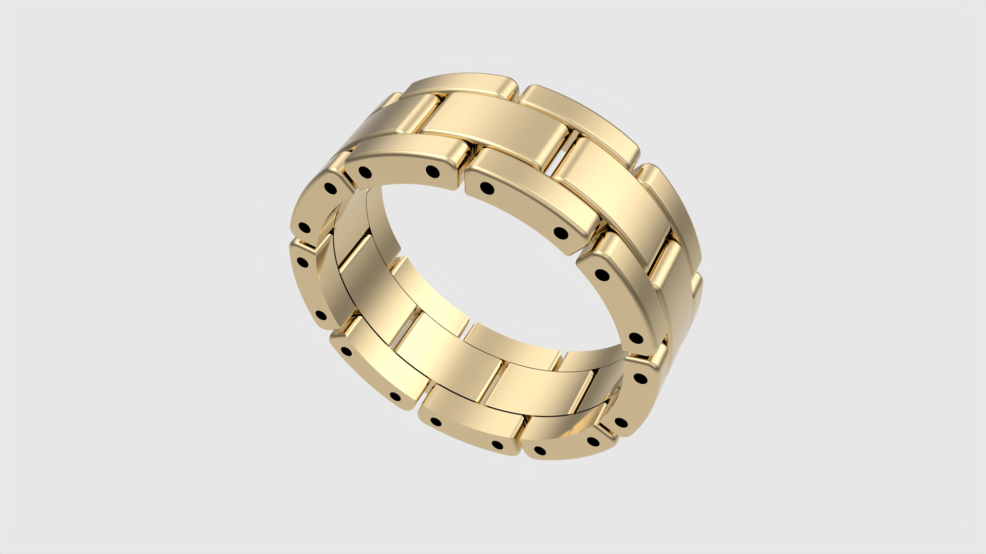 3D Bold Modular Link Band JDBCo Model - TurboSquid 2345790