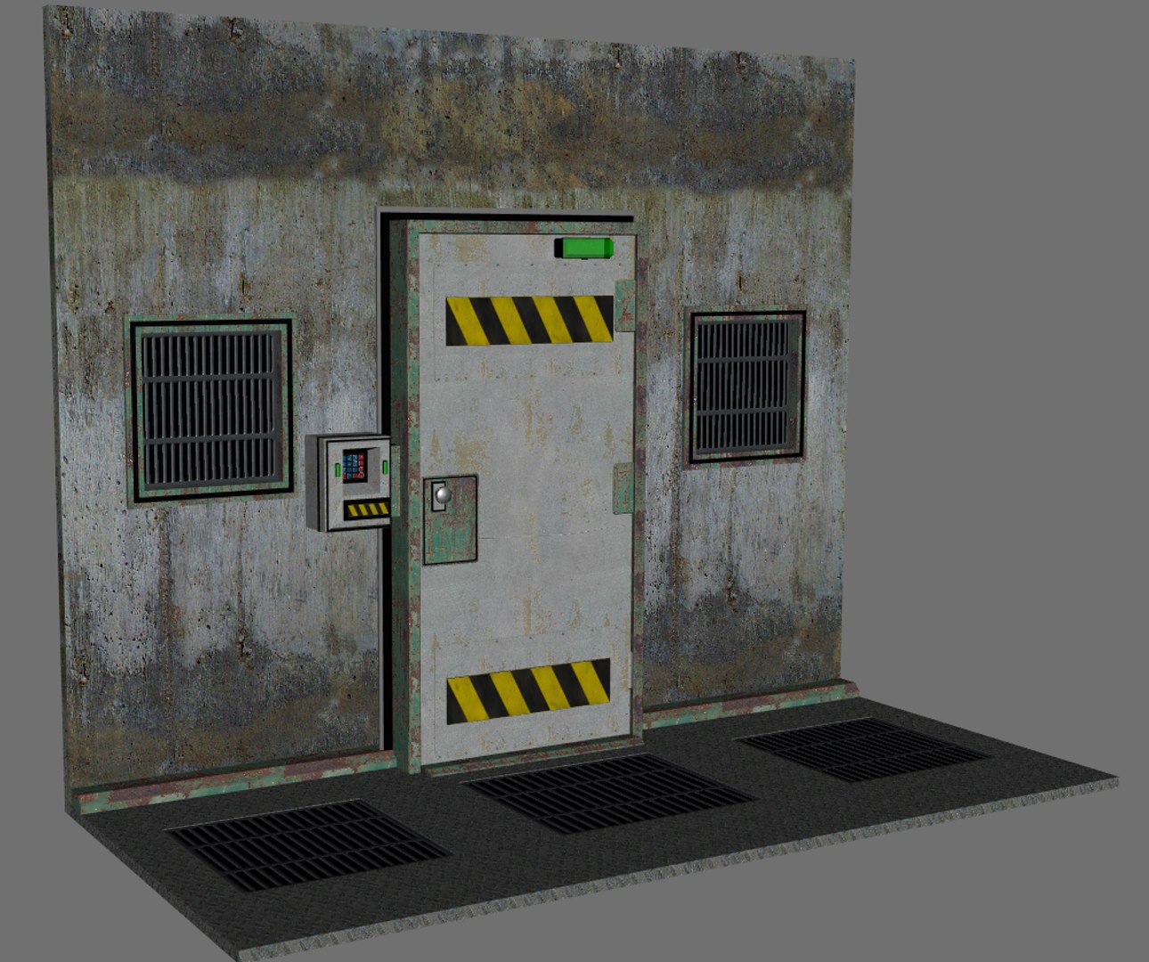 3D Door Security Model - TurboSquid 1194042