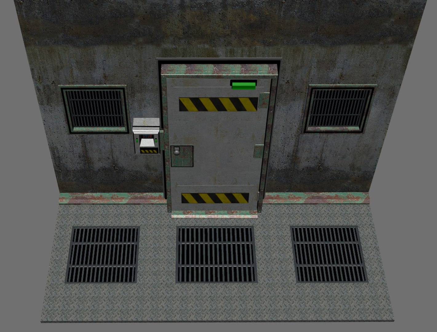 3D Door Security Model - TurboSquid 1194042