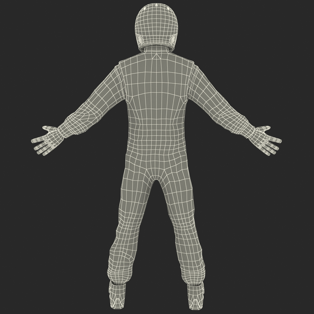 racing driver mercedes 3d 3ds