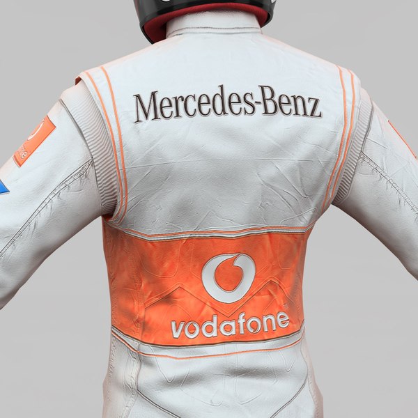 racing driver mercedes 3d 3ds