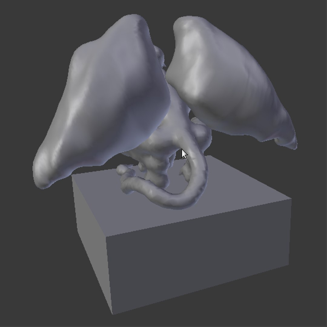 3D Model Gargoyle Deteriorated - TurboSquid 1540789