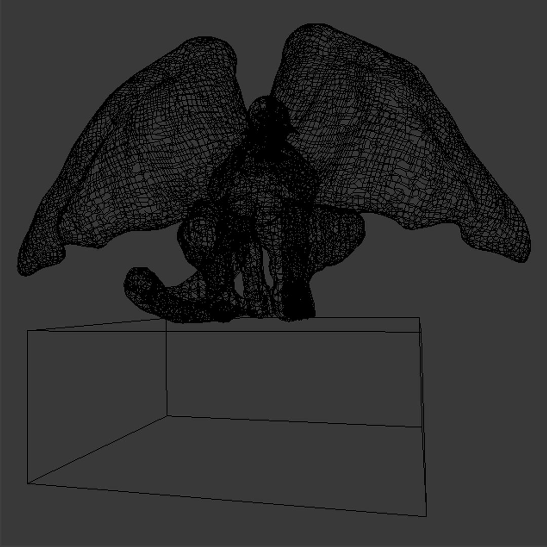 3D Model Gargoyle Deteriorated - TurboSquid 1540789