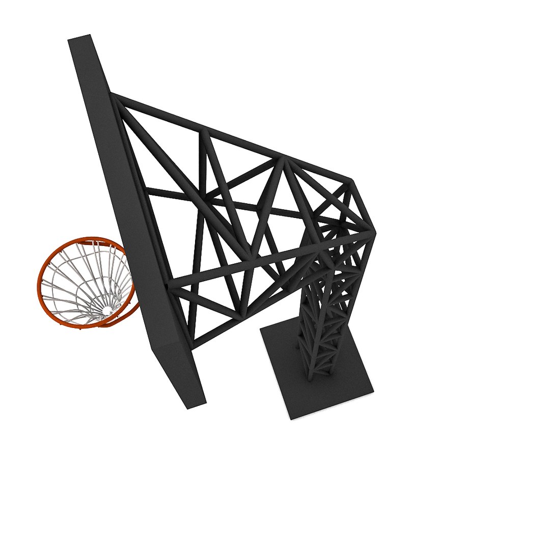 3D Basketball Backboard - TurboSquid 1444475