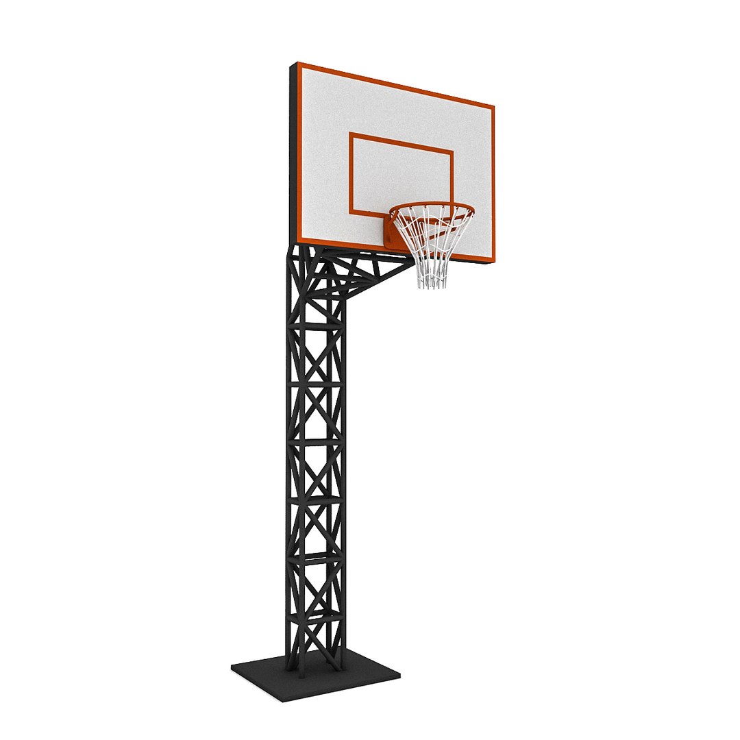 3D Basketball Backboard - TurboSquid 1444475