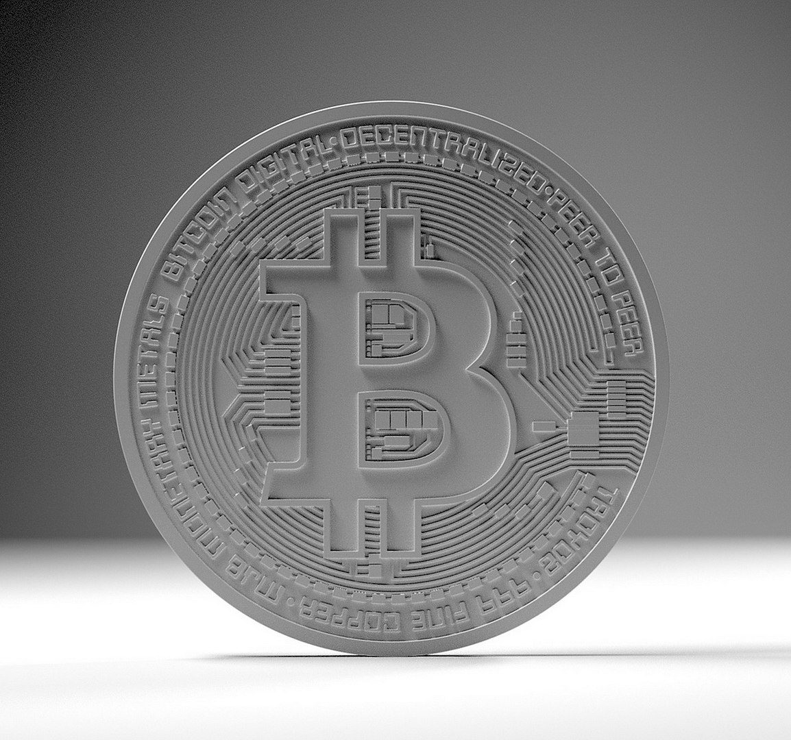 3D Model Bitcoin STL - TurboSquid 2070221