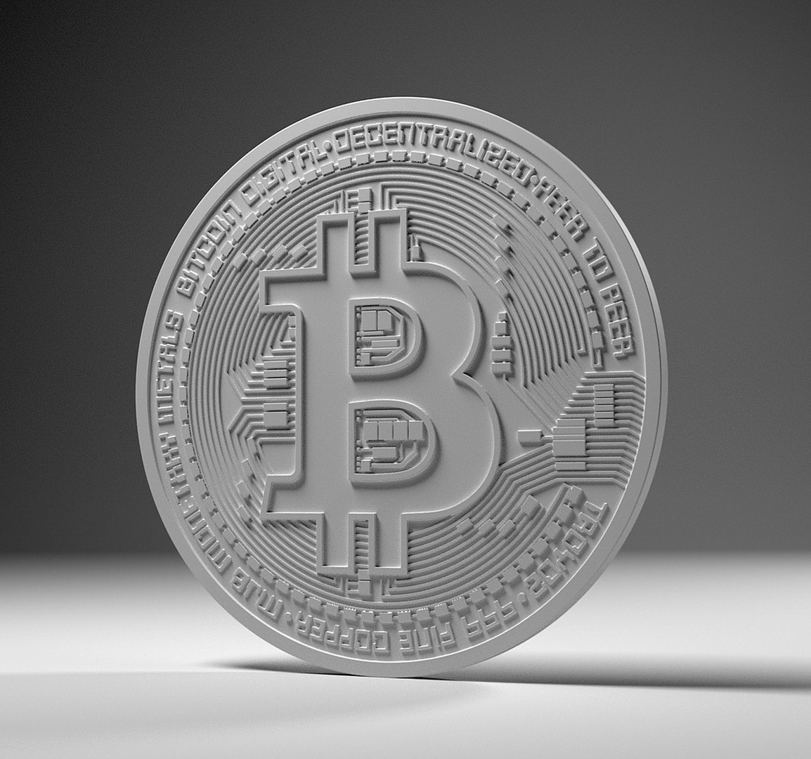 3D Model Bitcoin STL - TurboSquid 2070221