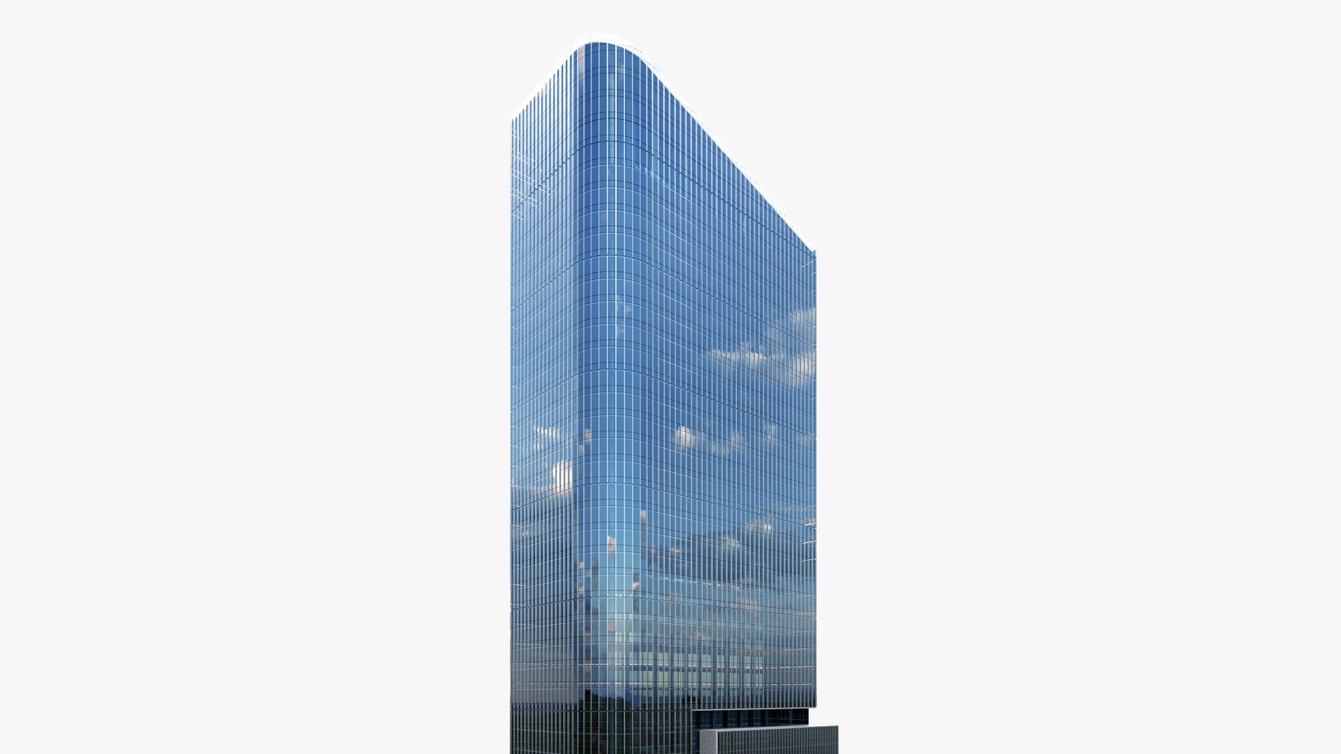 3D Office Tower Model - TurboSquid 1720232