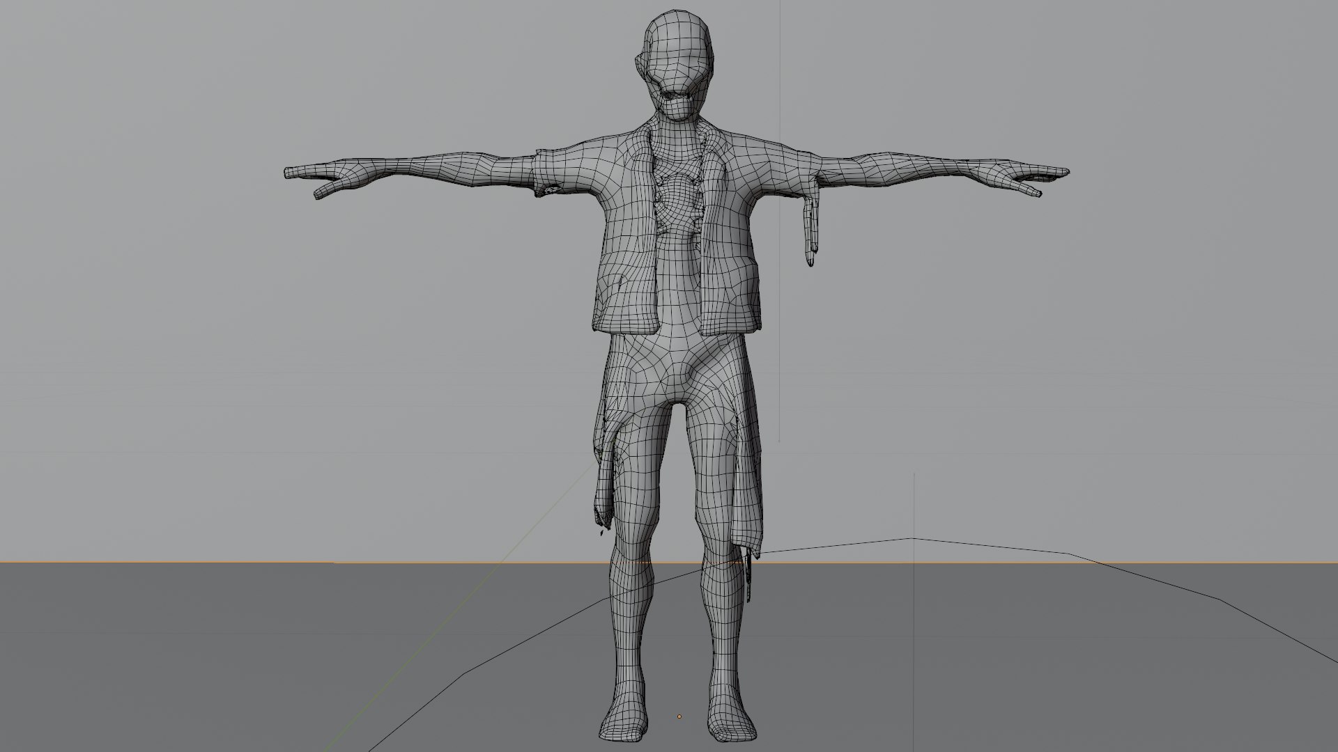 Realistic Zombie 3D Model Undead Horror Creature Game-Ready FBX OBJ 3D ...