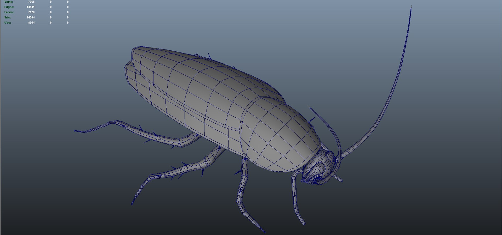3d Model Of Cockroaches Insects Pests