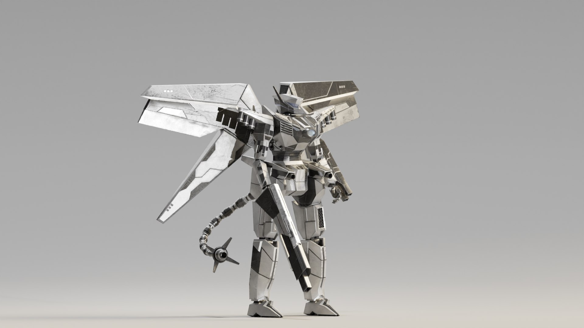 Mecha Raiden 3D Model - TurboSquid 2068996