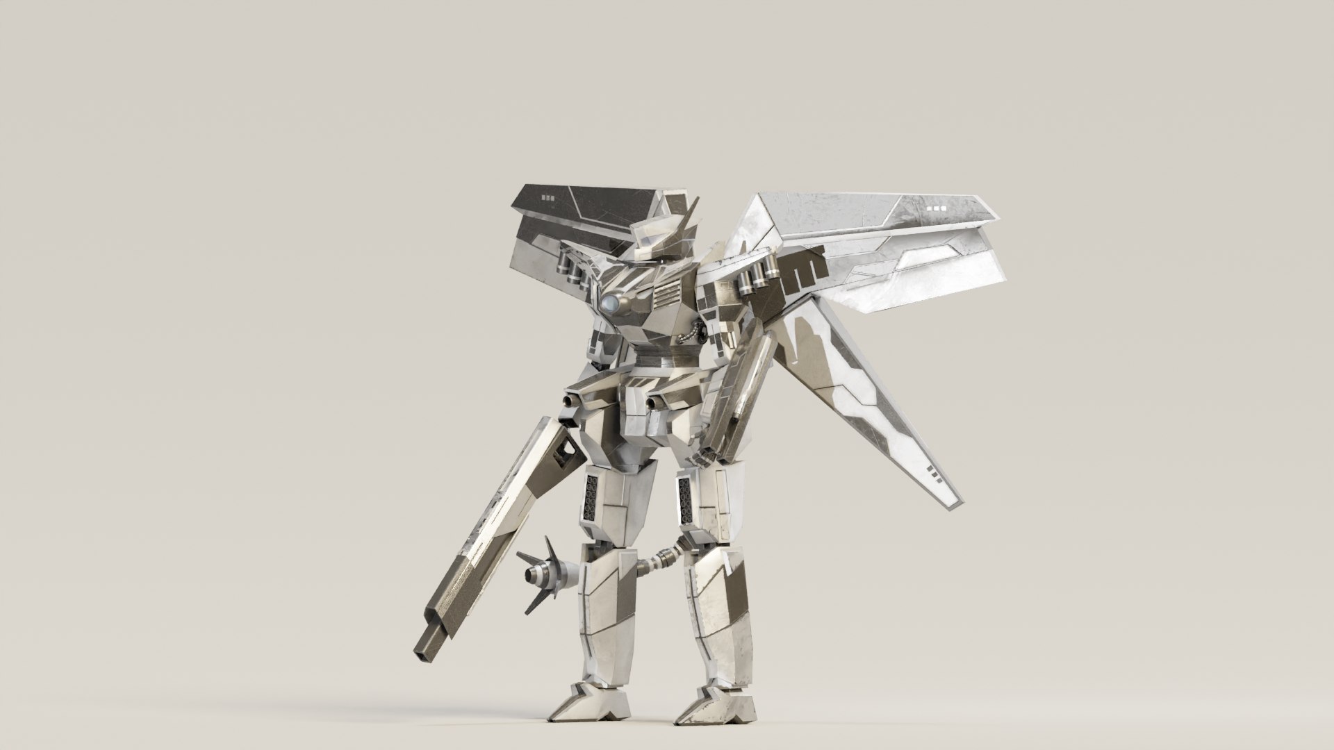 Mecha Raiden 3D Model - TurboSquid 2068996