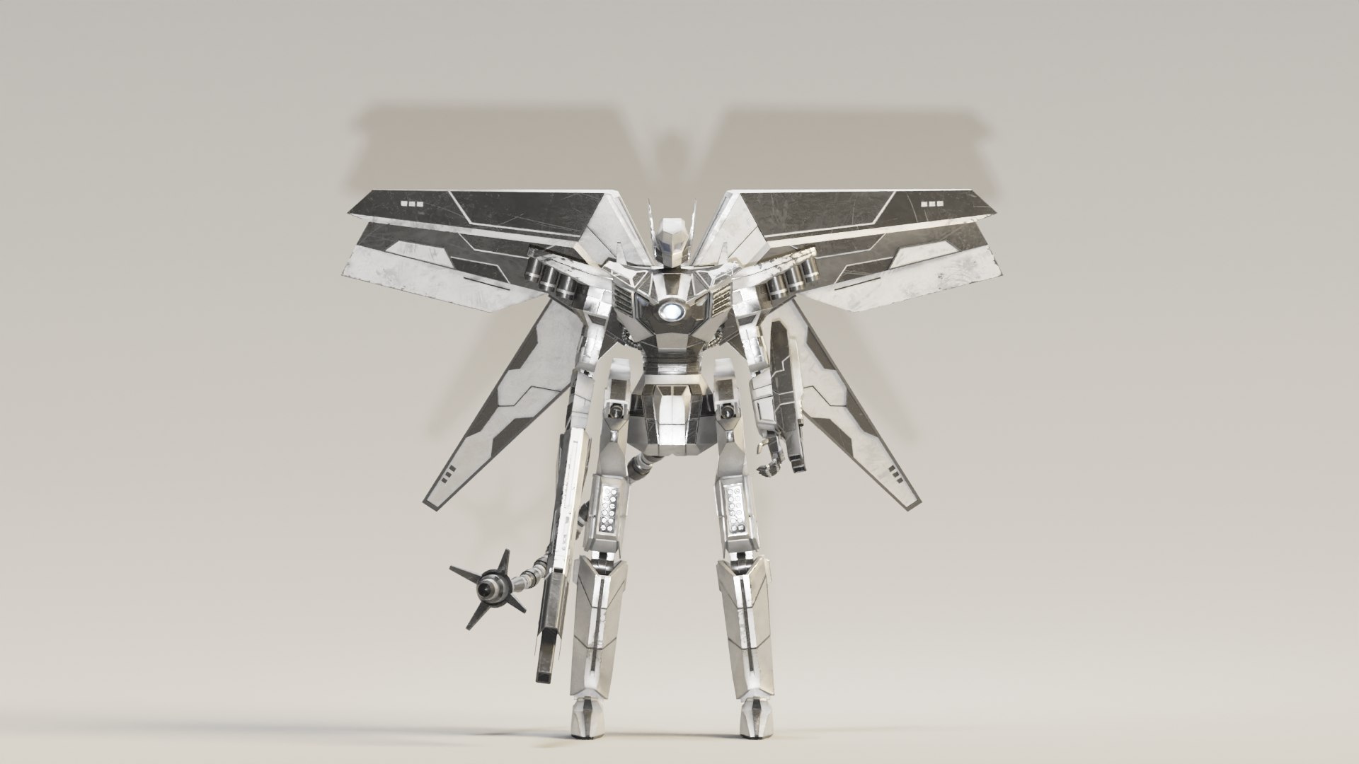 Mecha Raiden 3D Model - TurboSquid 2068996
