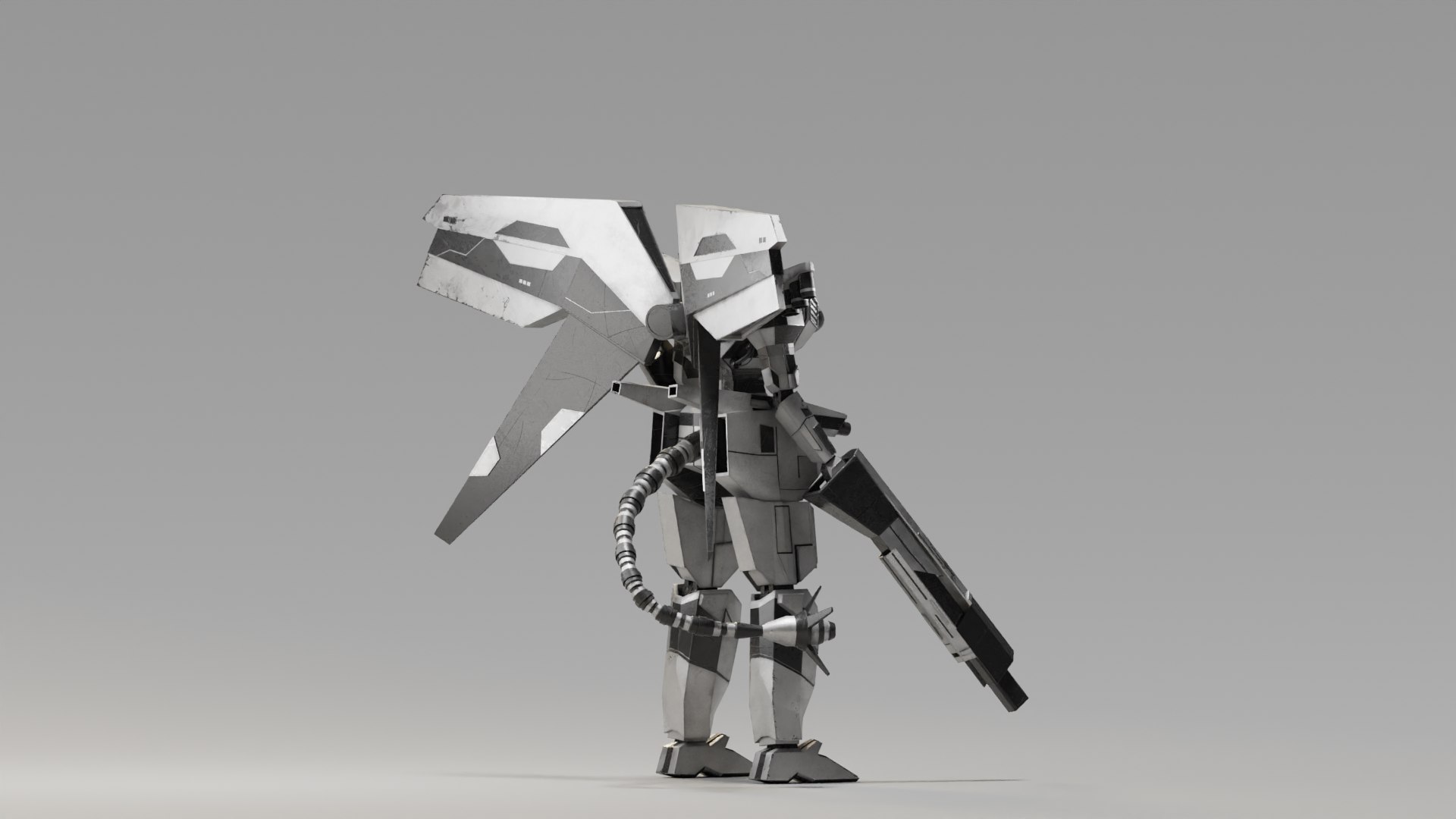 Mecha Raiden 3D Model - TurboSquid 2068996