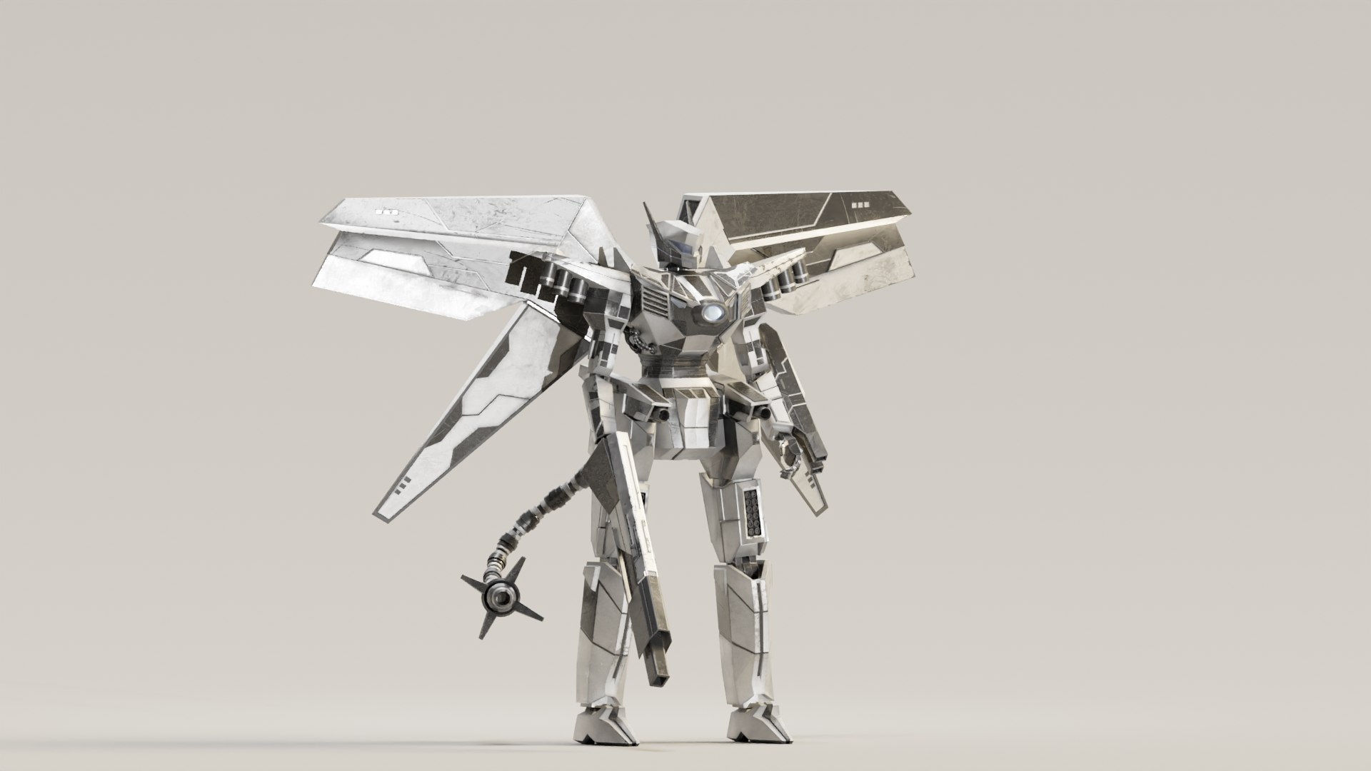 Mecha Raiden 3D Model - TurboSquid 2068996