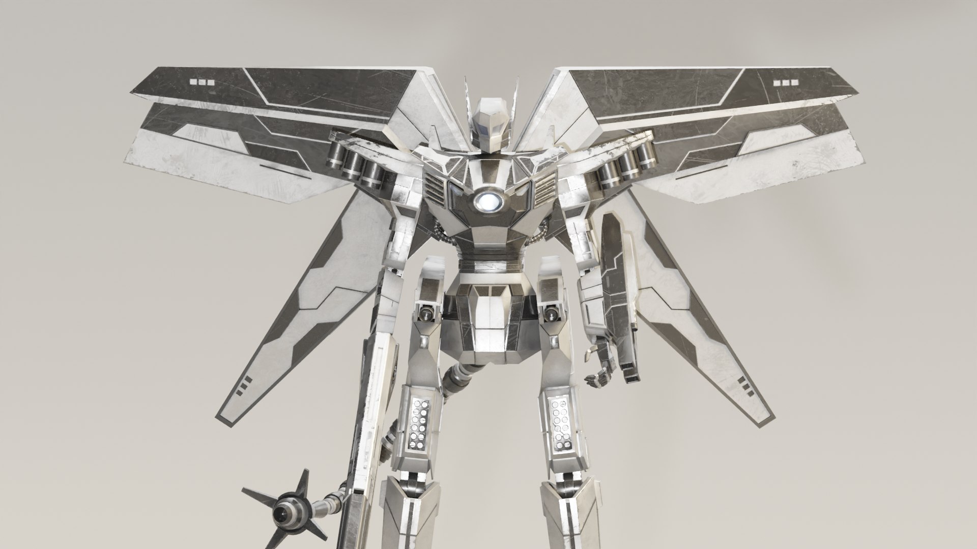 Mecha Raiden 3D Model - TurboSquid 2068996