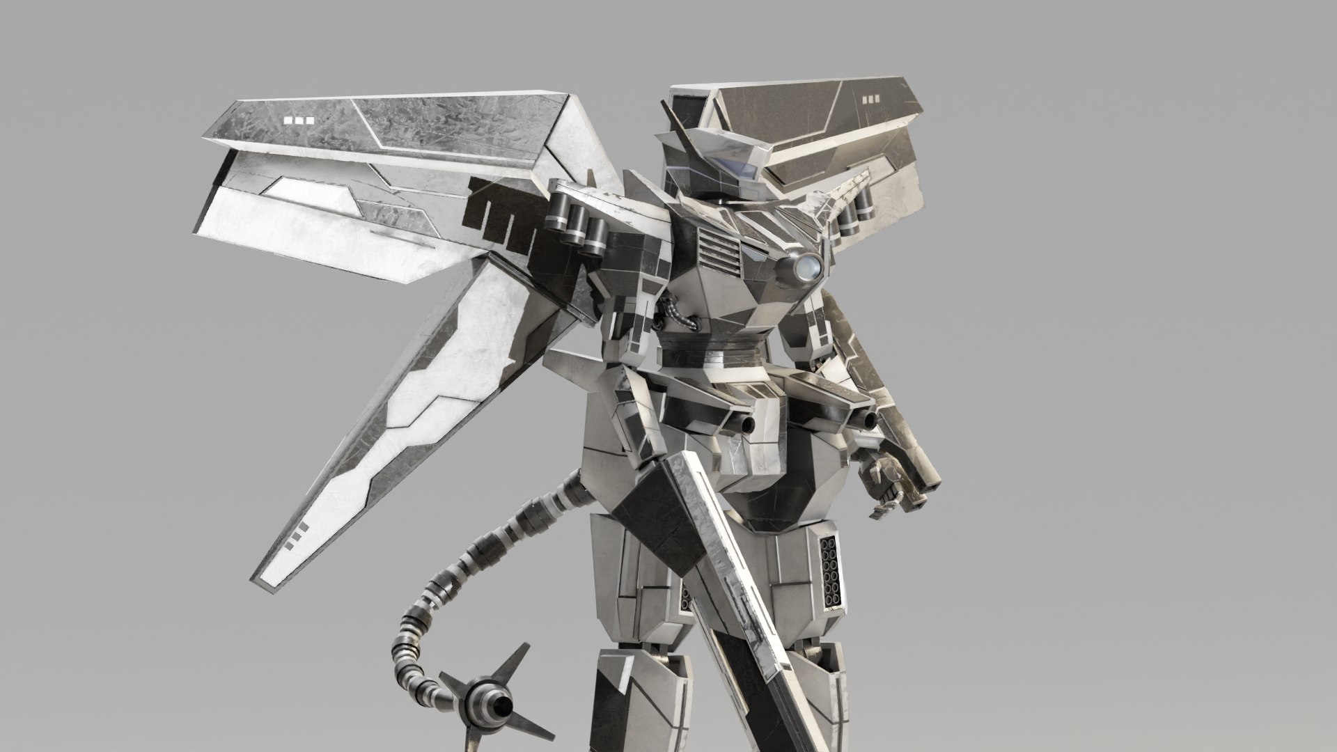 Mecha Raiden 3D Model - TurboSquid 2068996