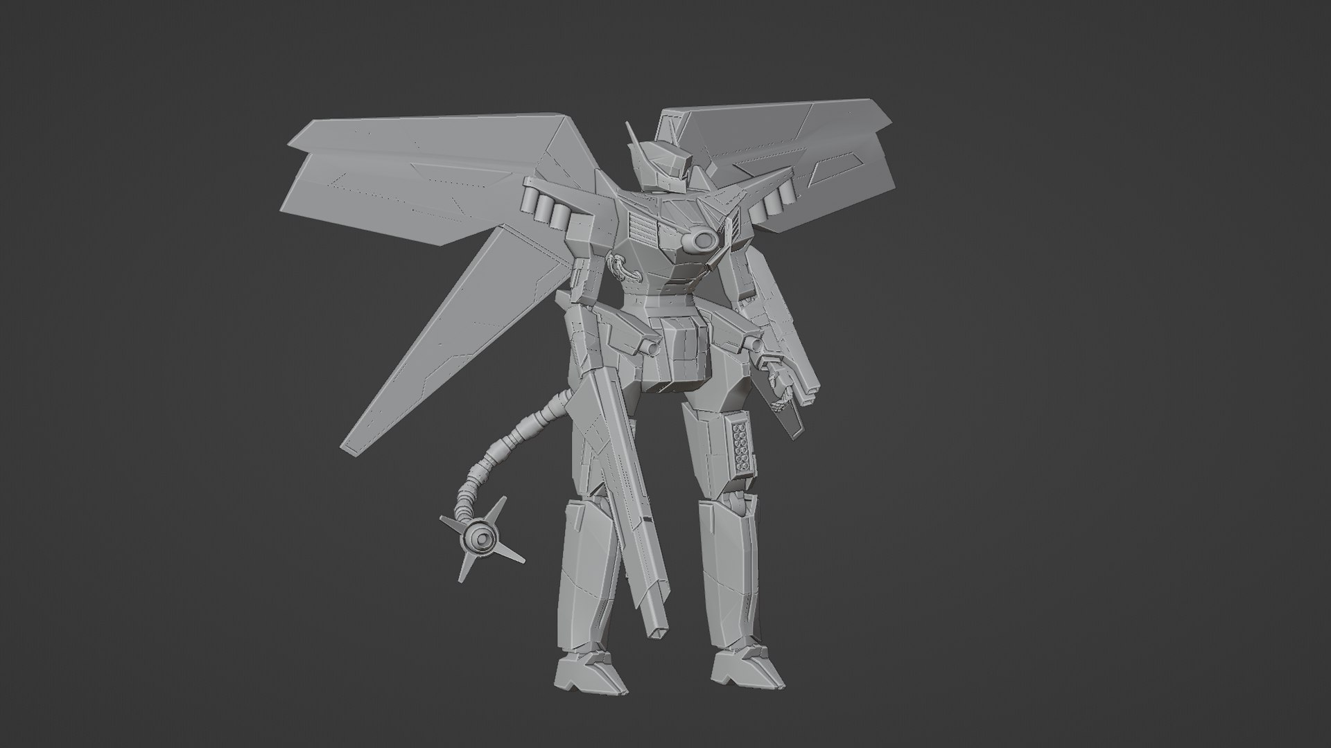 Mecha Raiden 3D Model - TurboSquid 2068996
