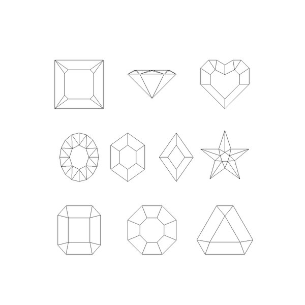 3D 100 stones jewel - TurboSquid 1244115