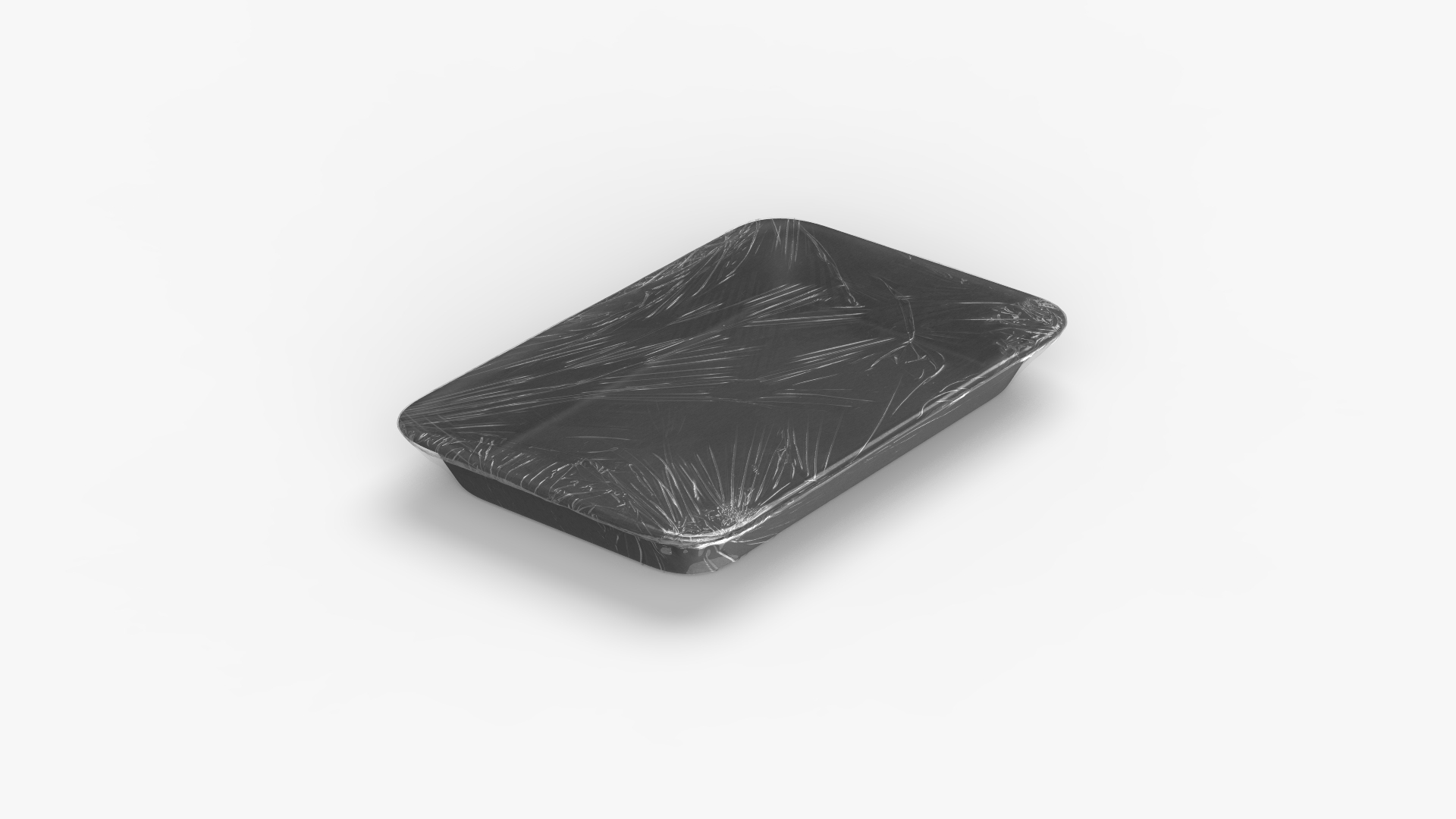 Plastic Wrap Tray 3D Model - TurboSquid 2163890