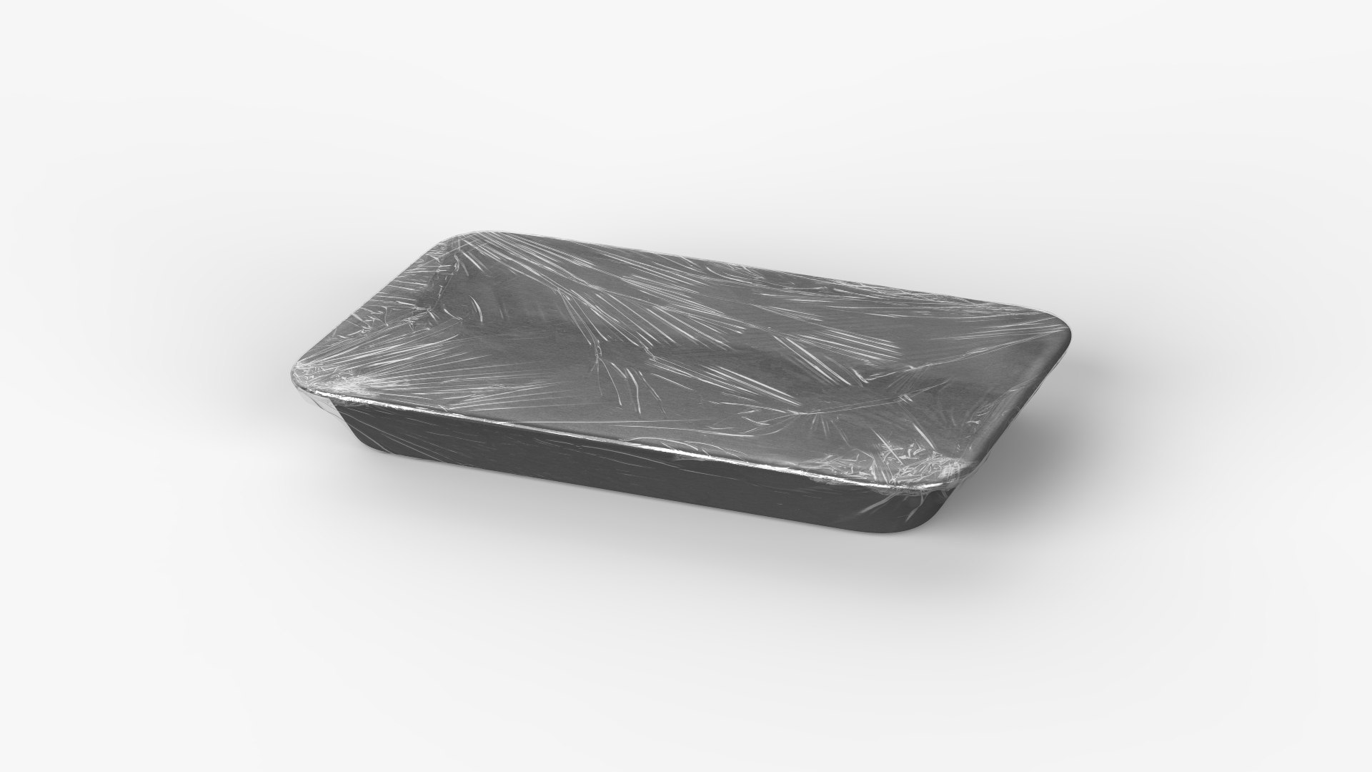 Plastic Wrap Tray 3D Model - TurboSquid 2163890