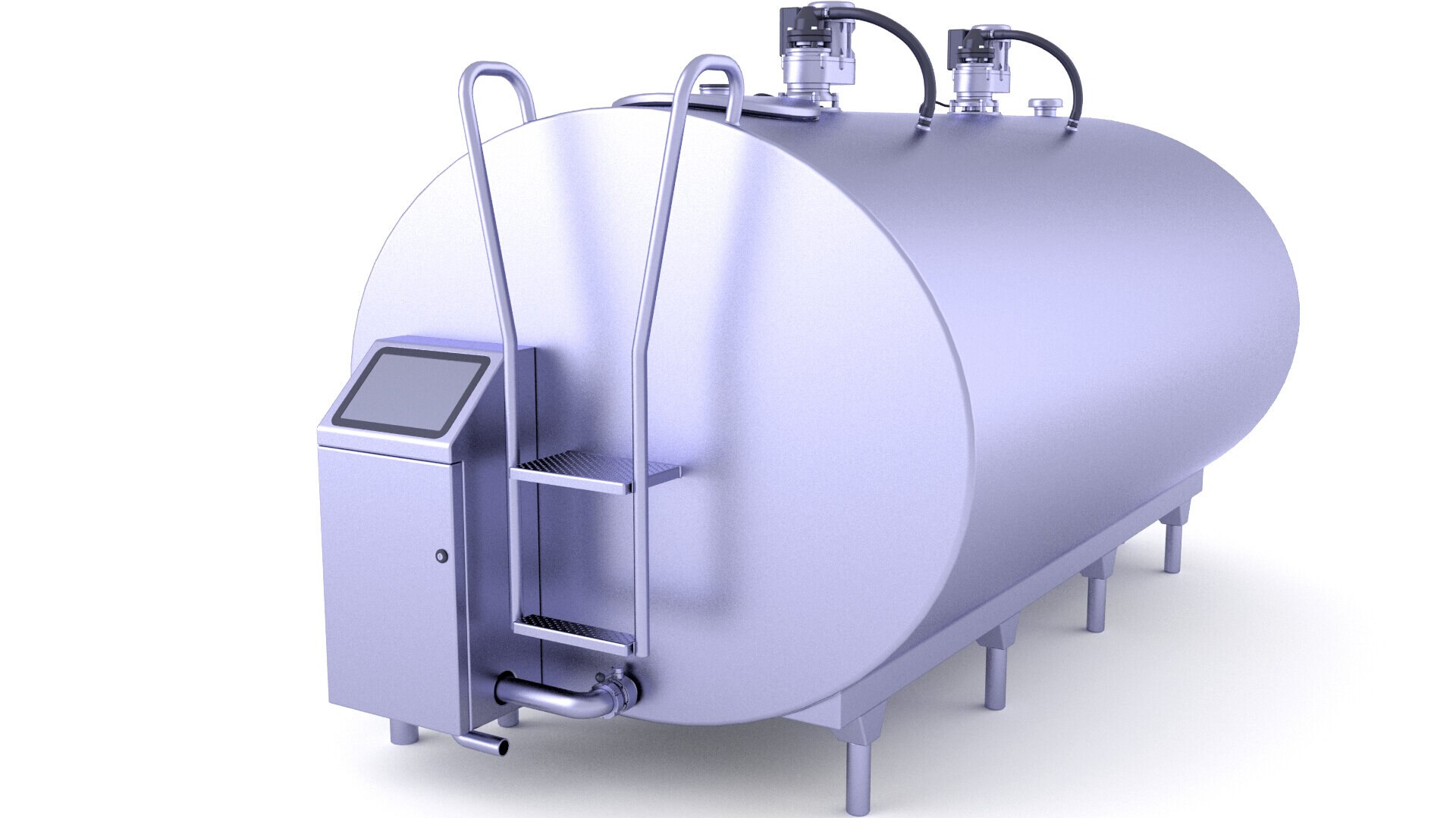 3D Raw Milk Tank 5 Model - TurboSquid 1761044