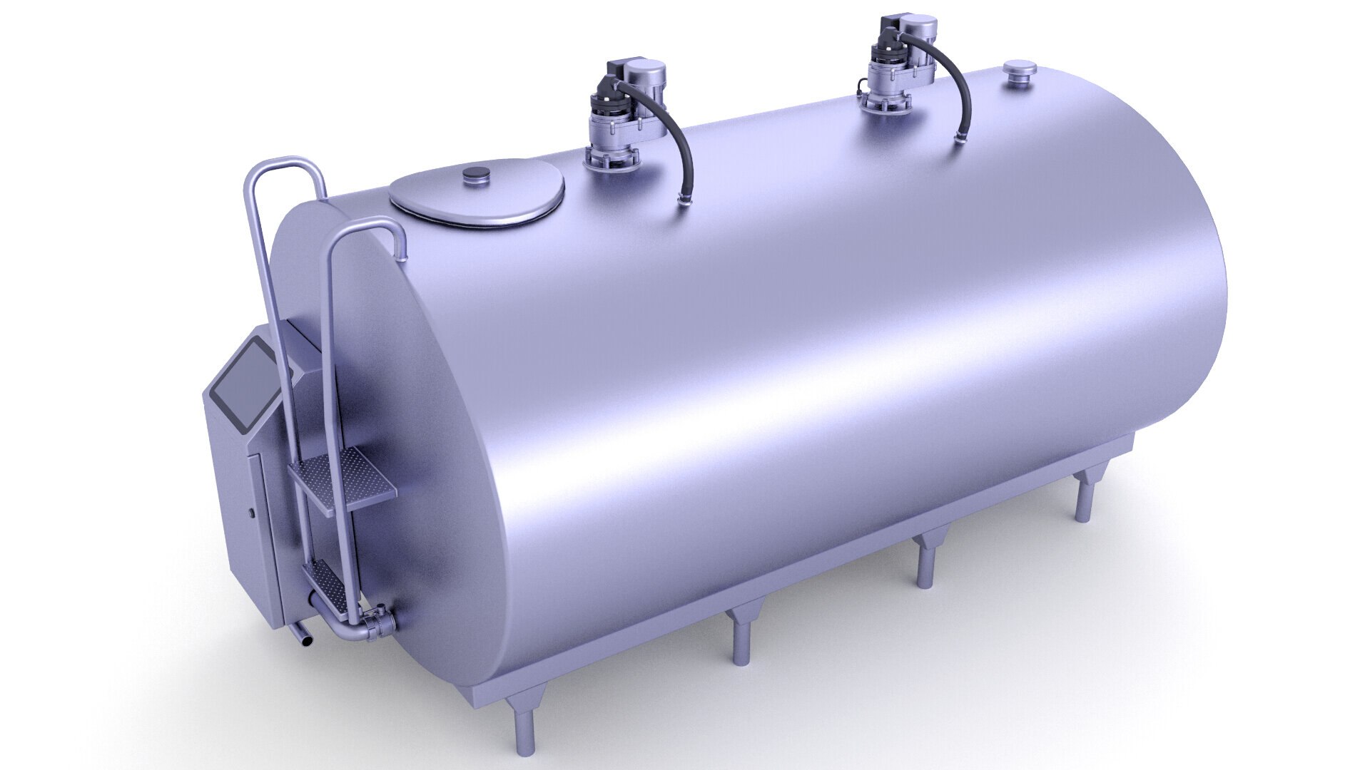 3D Raw Milk Tank 5 Model - TurboSquid 1761044