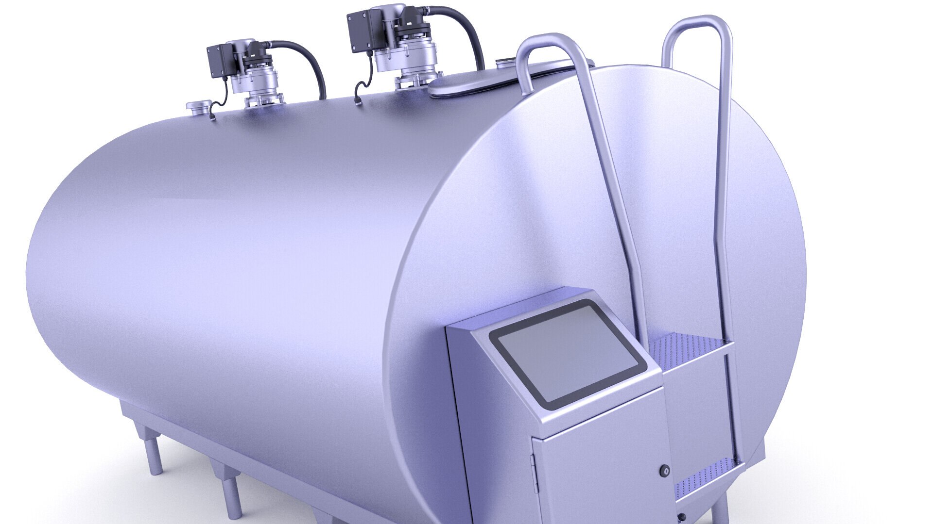 3D Raw Milk Tank 5 Model - TurboSquid 1761044