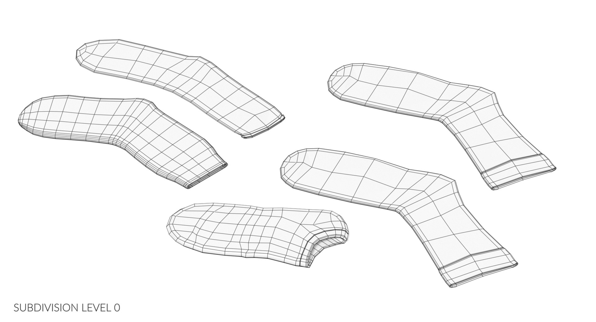 3D Socks Set - TurboSquid 1416172