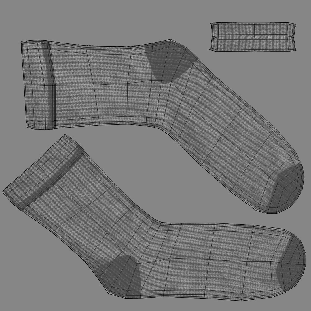 3D Socks Set - TurboSquid 1416172