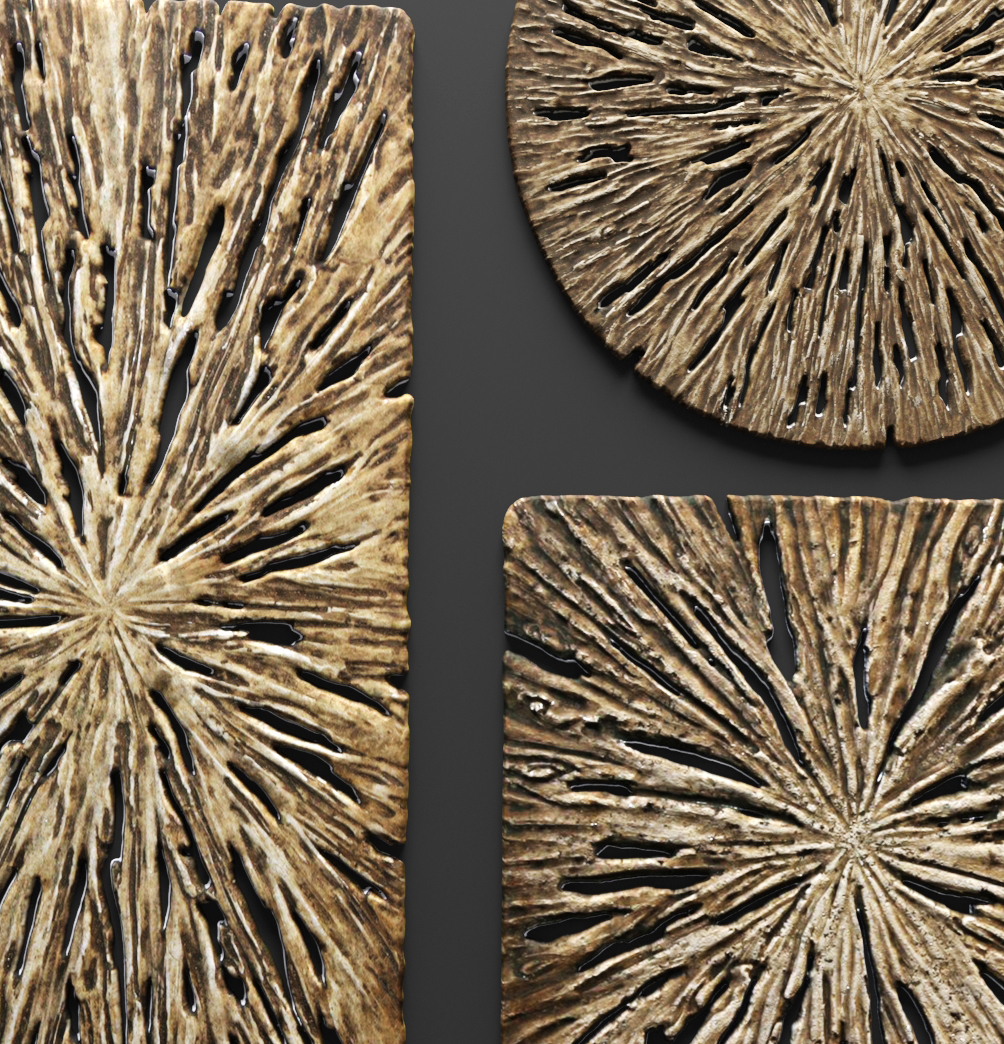 rotten wood wall art 3d max