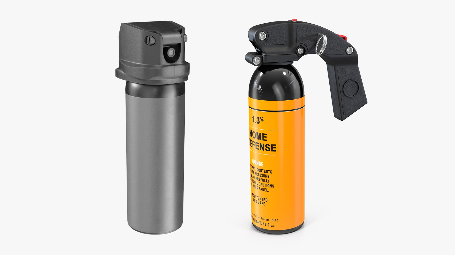 Self Defence Pepper Sprays Collection 3D Model - TurboSquid 2204329