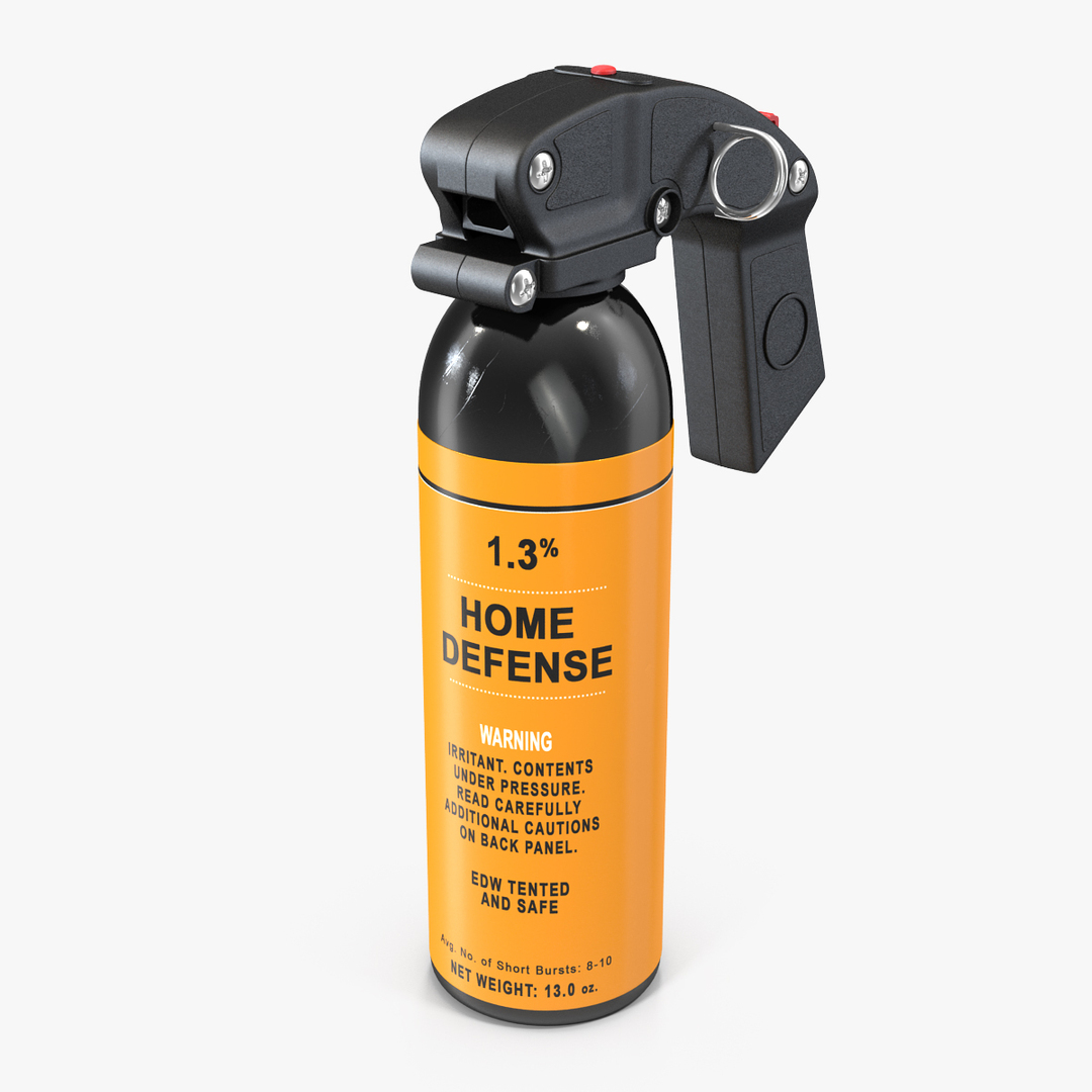 Self Defence Pepper Sprays Collection 3D Model - TurboSquid 2204329