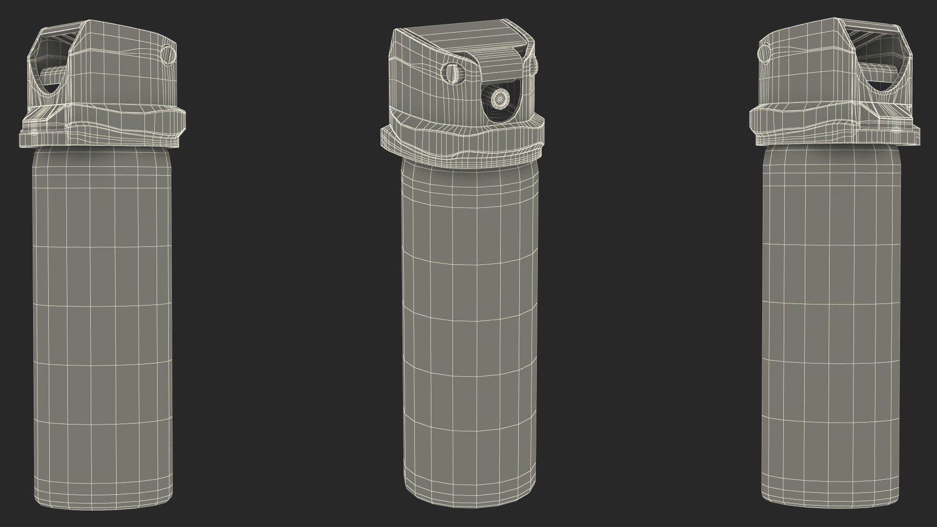 Self Defence Pepper Sprays Collection 3D Model - TurboSquid 2204329
