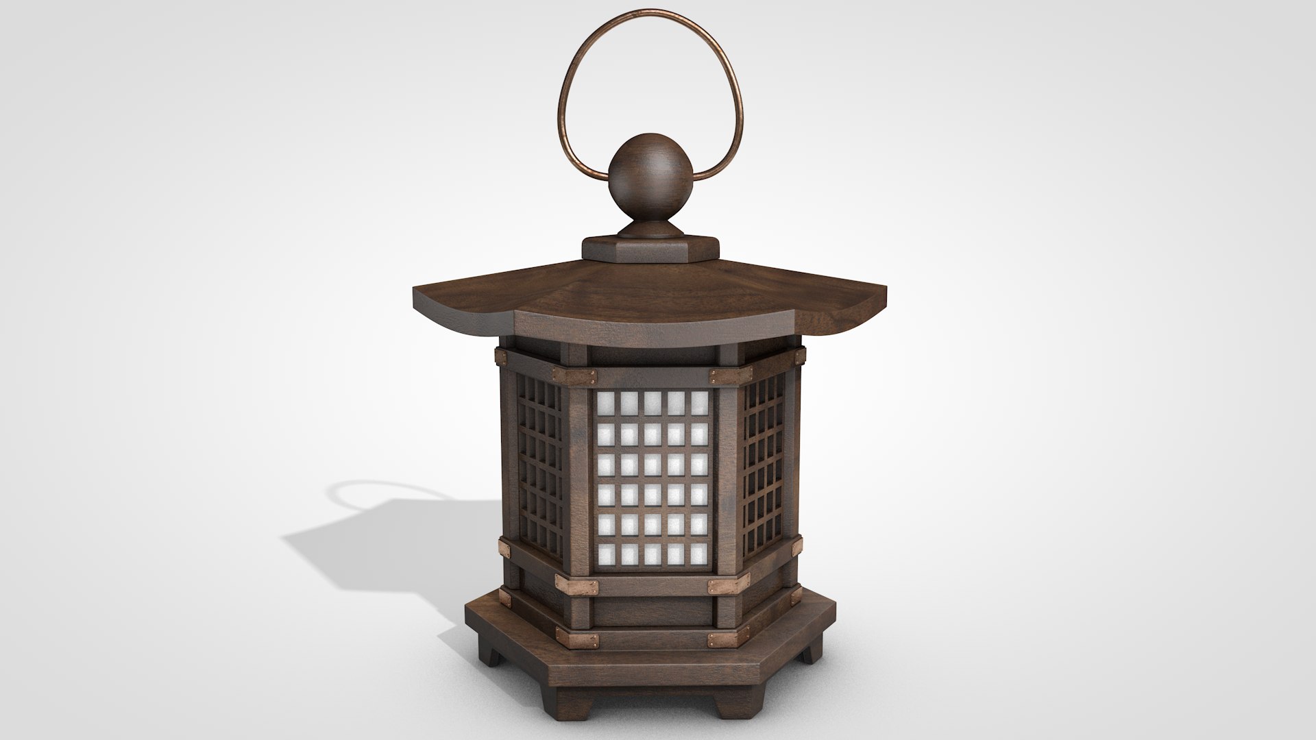3D Old Japanese Lantern Model - TurboSquid 1986013