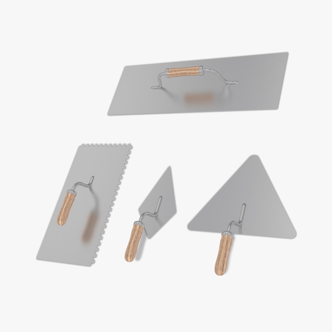 3d Masonry Tools Model