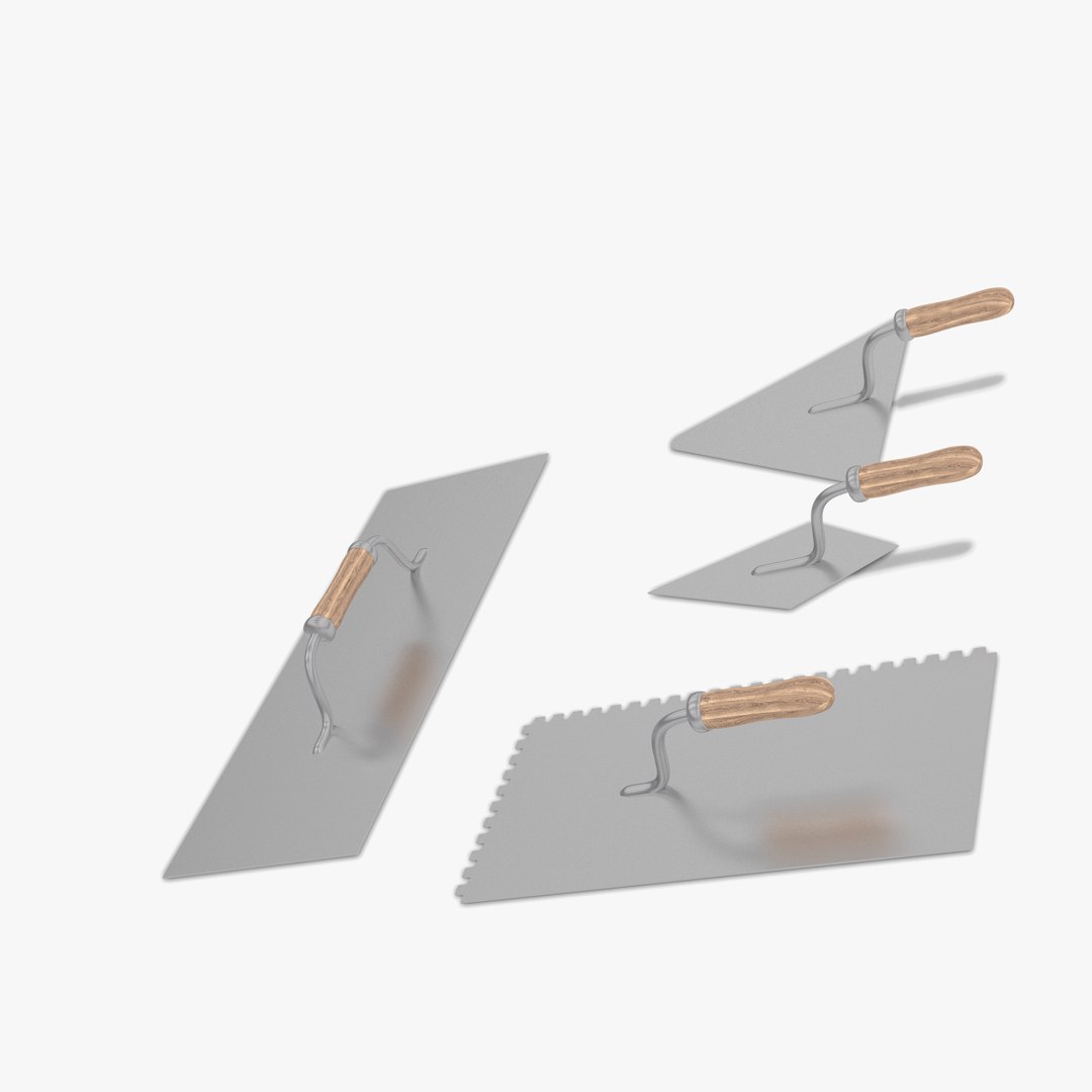 3d Masonry Tools Model