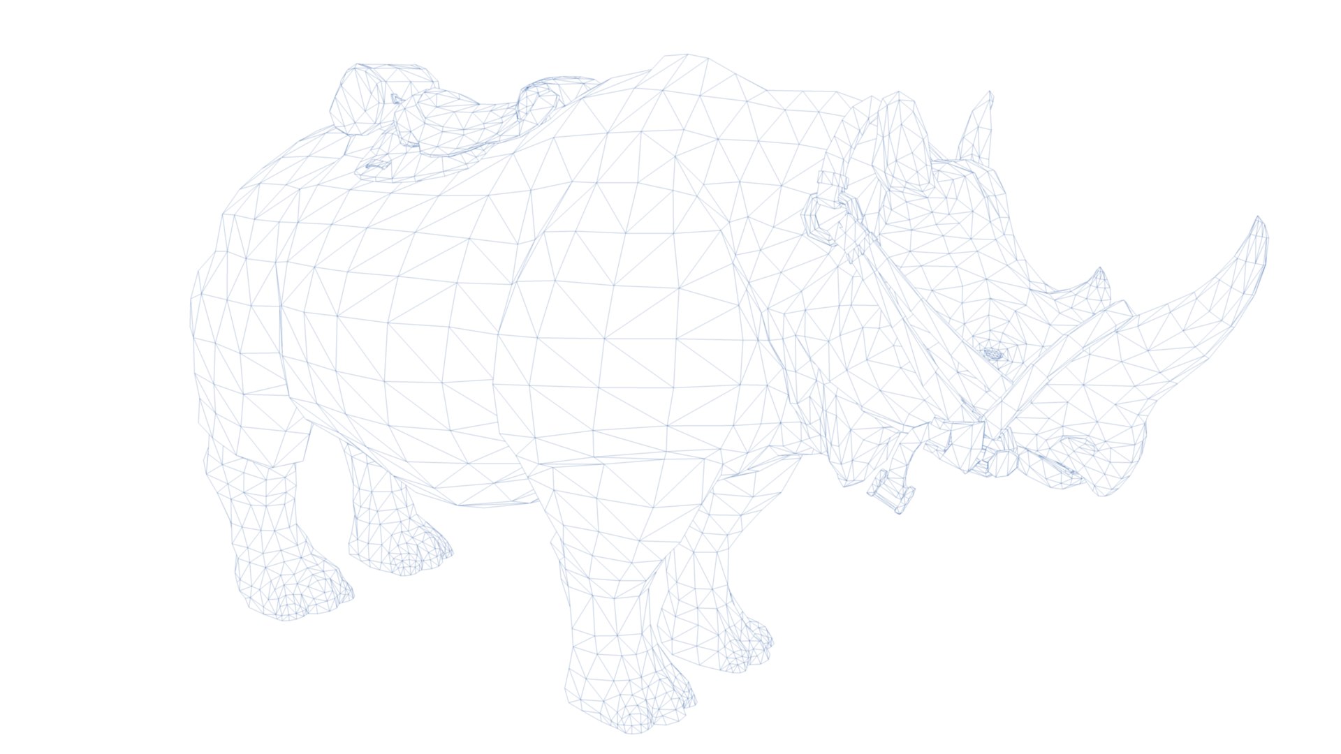 3D Rhino Animated Model - TurboSquid 2186714