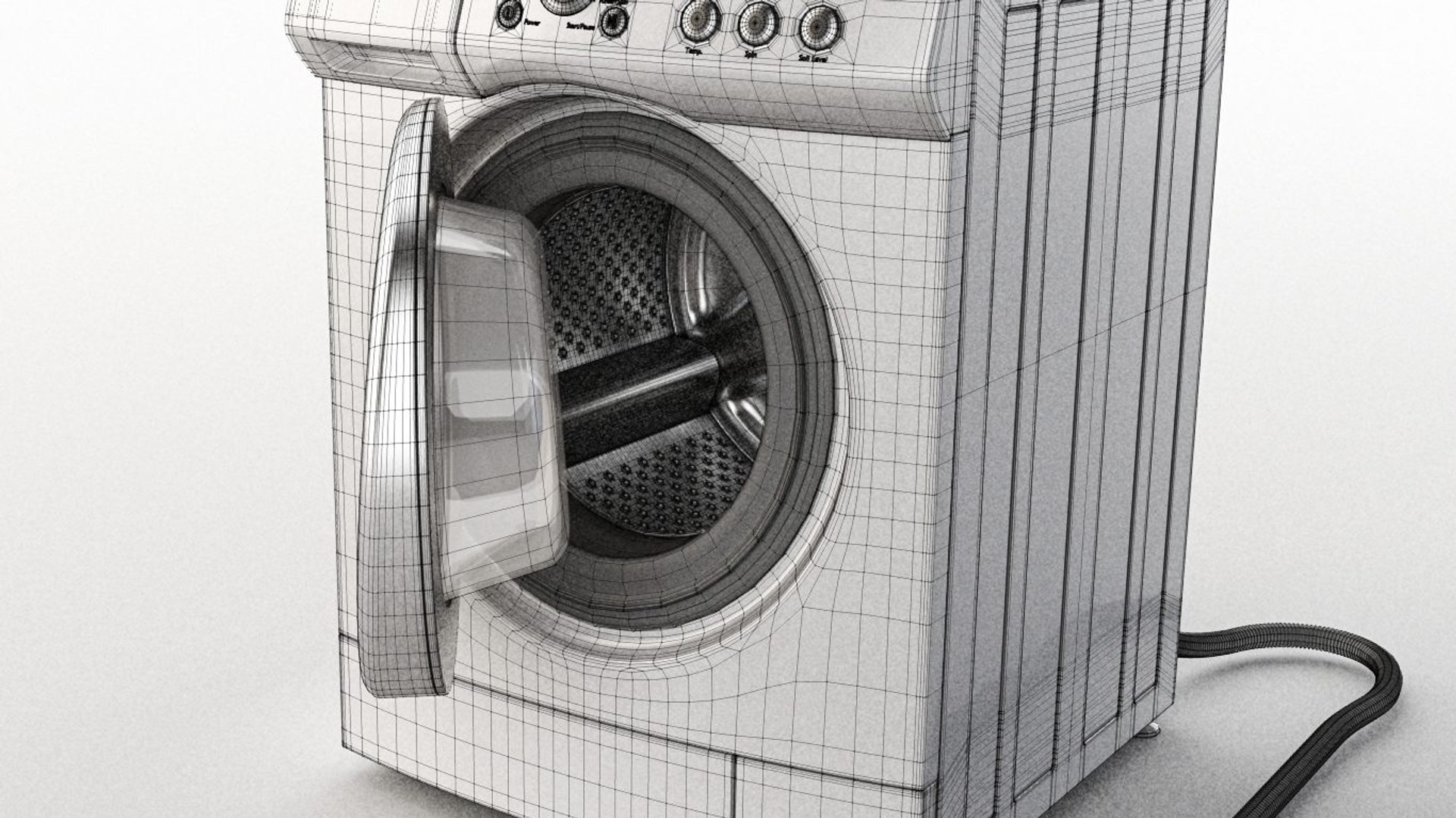 3D machine washing - TurboSquid 1525898