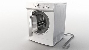 Washing machine 3D model - TurboSquid 1529539